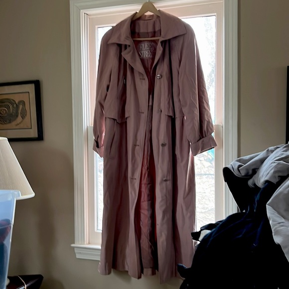 fleet street | Jackets & Coats | Fleet Street Dust Rose Pink Rain Coat ...